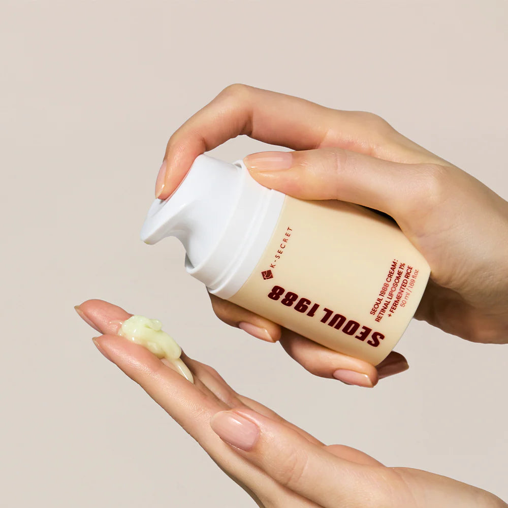 K SECRET SEOUL 1988 - RETINAL LIPOSOME 1% + FERMENTED RICE SERUM ...